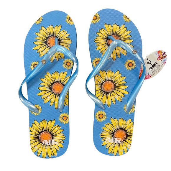 Air Balance | Shoes | Womens Sunflower Flip Flops Abs56w Blue Thong ...